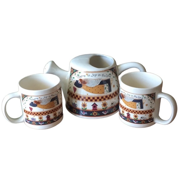 Dining | Vintage Tea Pot Mugs | Poshmark
